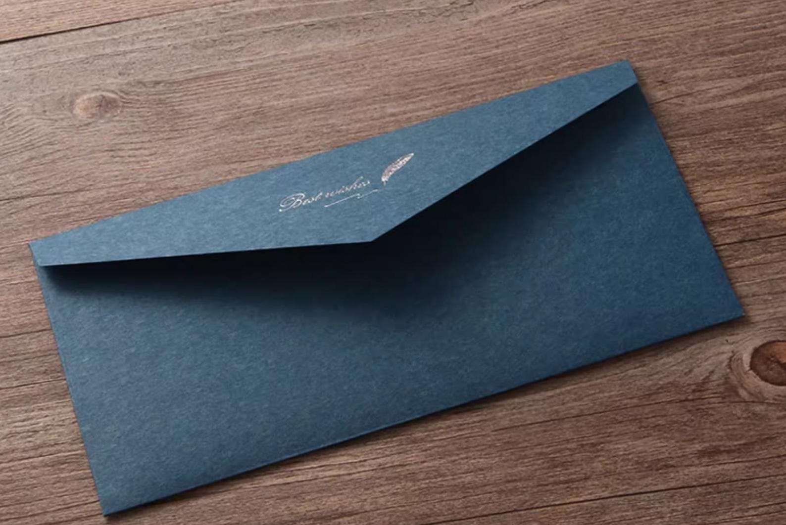 Eco-friendly, Minimalist, Personalized Name/logo and Patterned Envelope ...