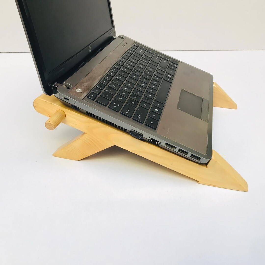 Arrow Shaped Wooden Laptop Riser: Ergonomic Portable Stand - Etsy