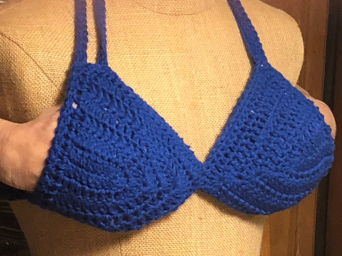 Crochet Tittens Boob Bra Pocket Bra Boob Mitten Bra Etsy