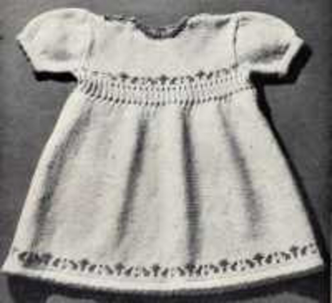 Knitting Pattern Vintage Ann Dress - Etsy