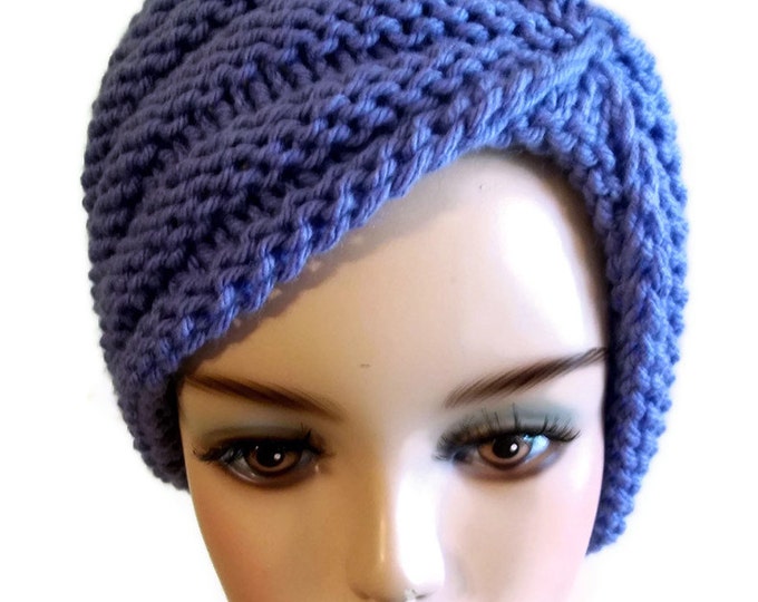 Knitting Pattern Turban Hat - Etsy