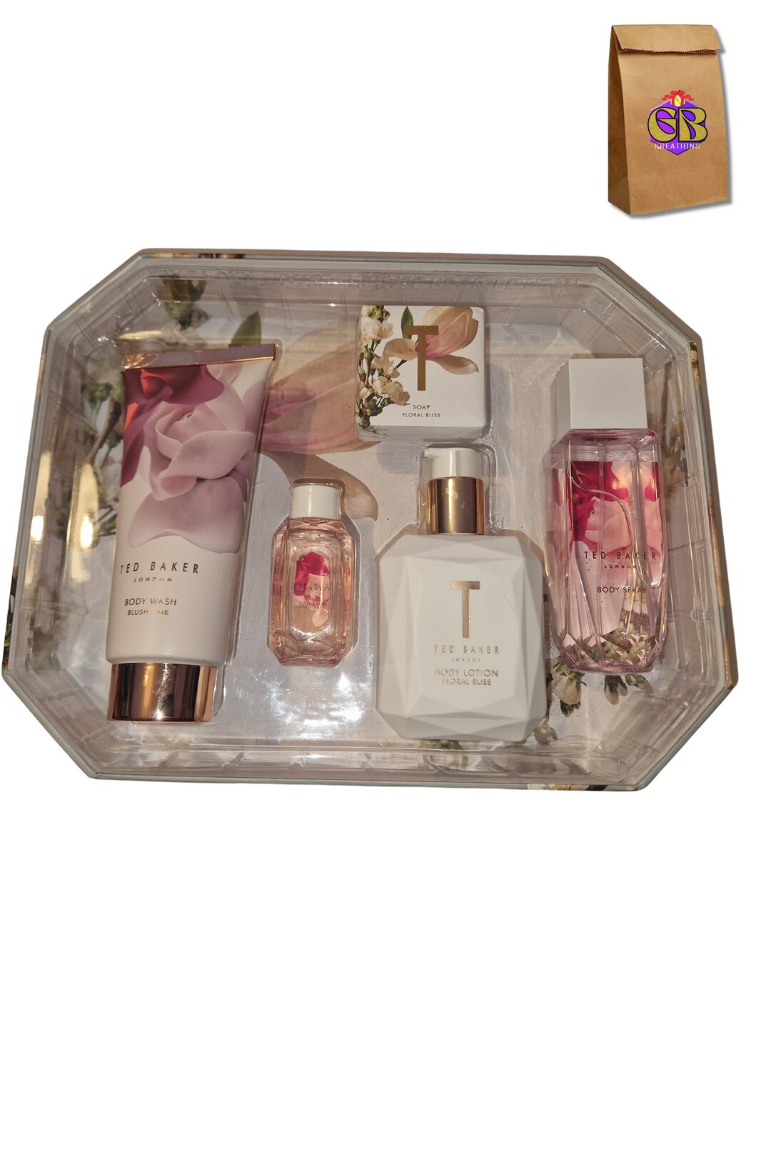 Ted Baker Blush Pink Body Care Gift Set – Body Wash, Lotion, Soap ...