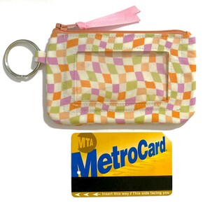 Groovy Keychain Id Wallet, Small Zipper Coin Pouch, Student Id Holder ...