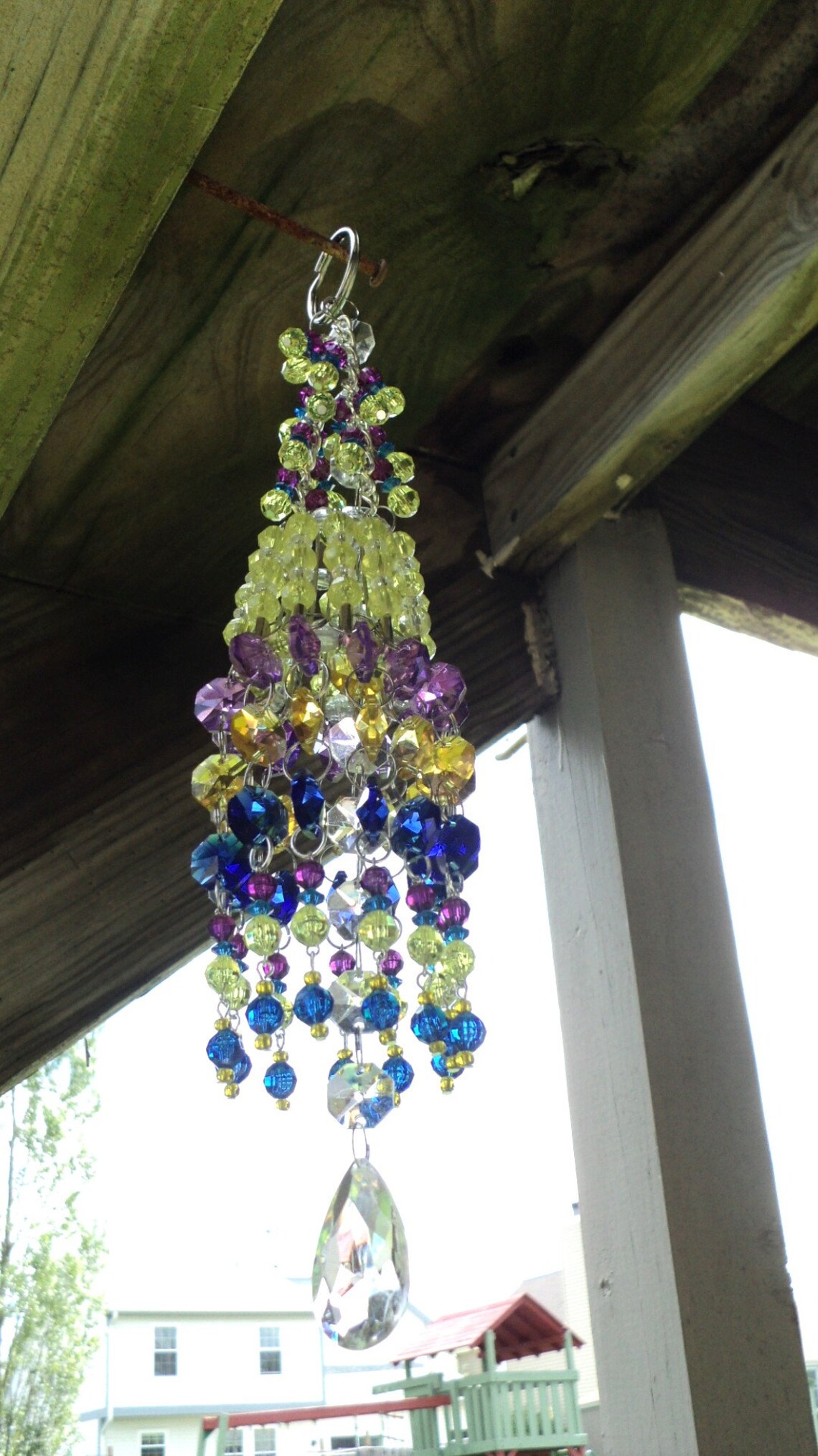 Small Sun Catcher Beaded Indoor Garden Sun Catcher Indoor - Etsy