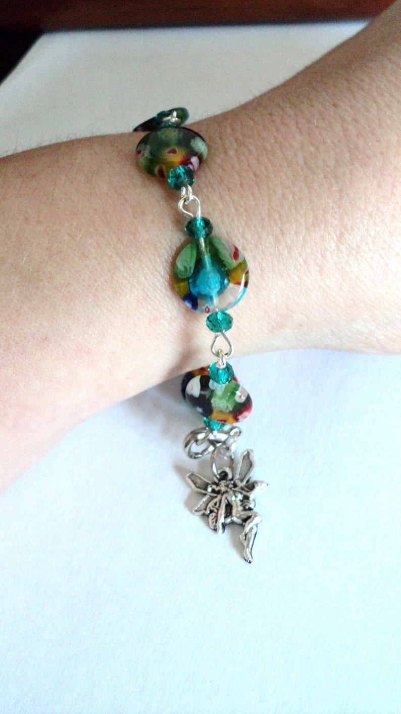 Fairy Bracelet Beaded Bracelet Fairy Garden Bracelet Charm - Etsy