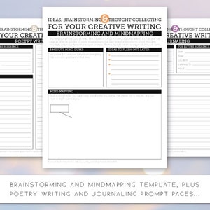 Creative Writing Templates - Etsy