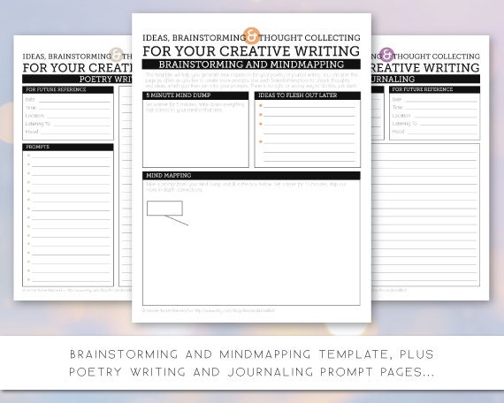 Brainstorming Templates For Writing