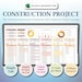 Project Timeline & Checklist for Contractors, Building Progress Tracker ...