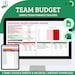 Sports Team Budget Spreadsheet Template, Youth Sports Team Income ...
