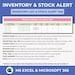 Product Inventory List & Alert Tracker, Stock Inventory Alert Tracker ...