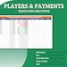 Basketball Team Budget Spreadsheet Template, Youth Basketball Team ...