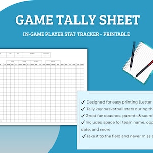 Basketball Stats Spreadsheet Template, Basketball Player Stats Tracker ...