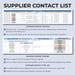 Excel Contact List Tracker, Client Tracker Sheet, Google Sheets Contact ...