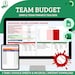Baseball Team Budget Spreadsheet Template, Youth Baseballteam Expenses ...
