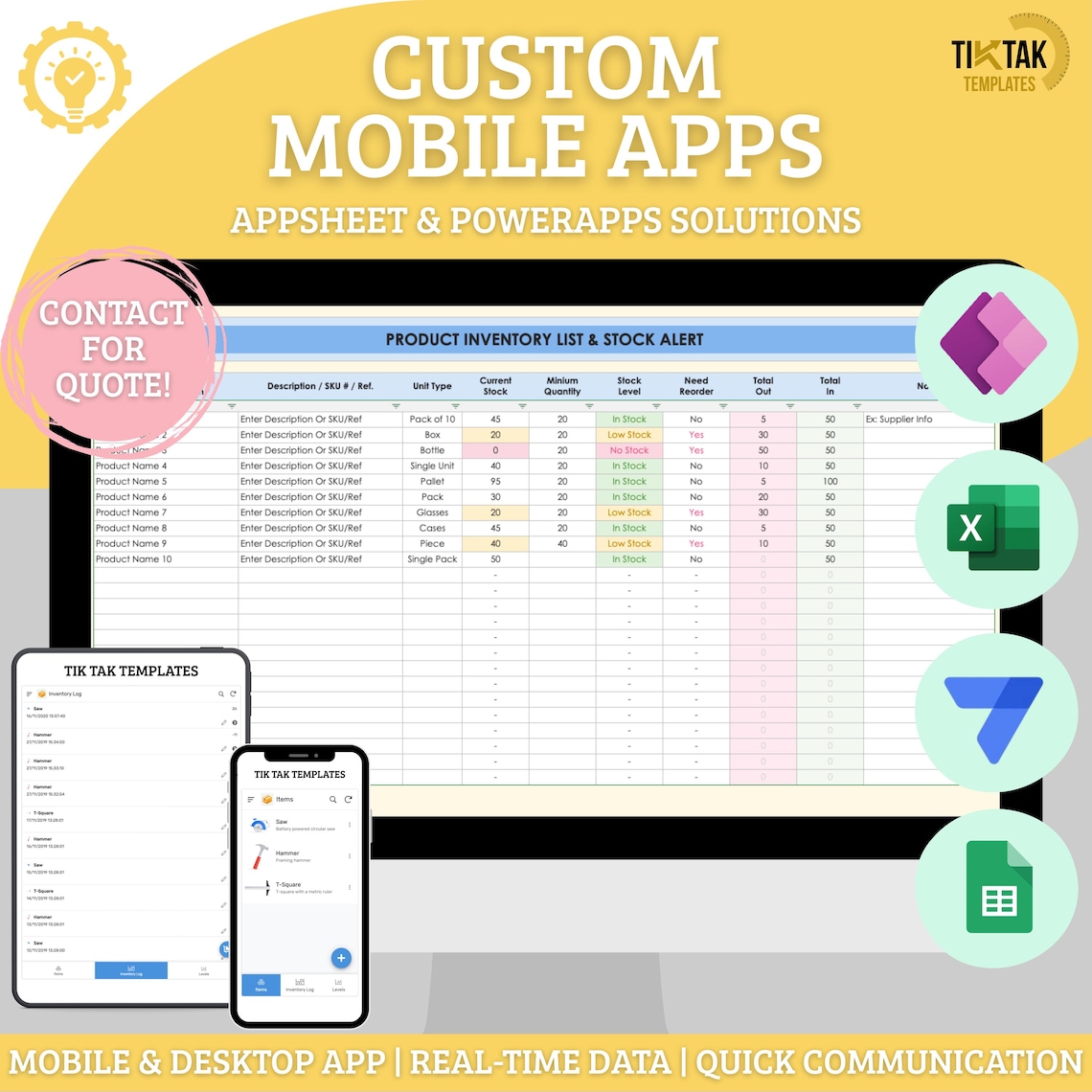 Excel Contact List Tracker, Client Tracker Sheet, Google Sheets Contact ...