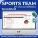 Sports Club Player Payments, Player Payments and Balances Tracker ...