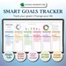 Smart Goals Tracker Template | Excel Spreadsheet | Goal Setting ...