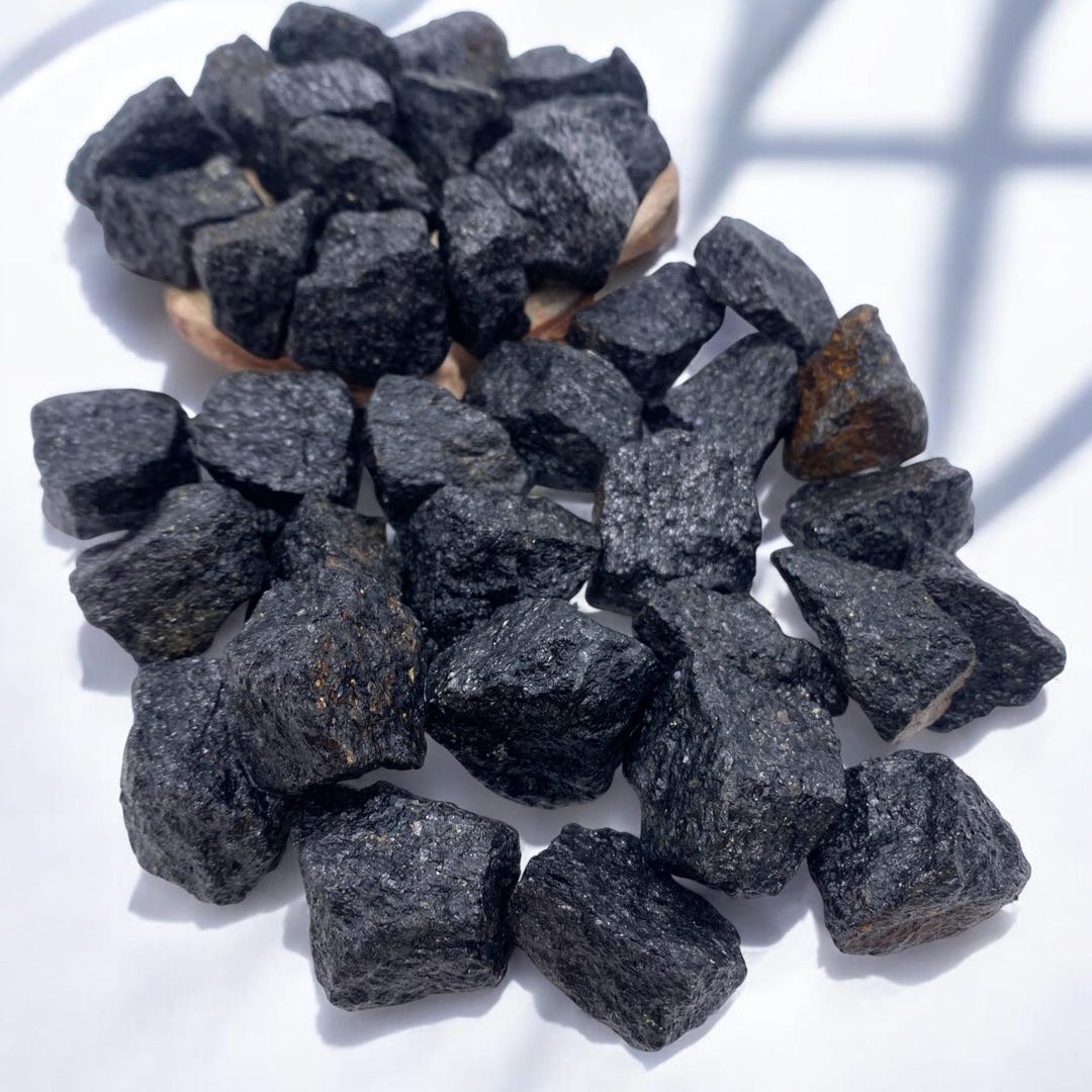 Raw Ilmenite Stone | Natural Black Crystal for Collection & Energy ...
