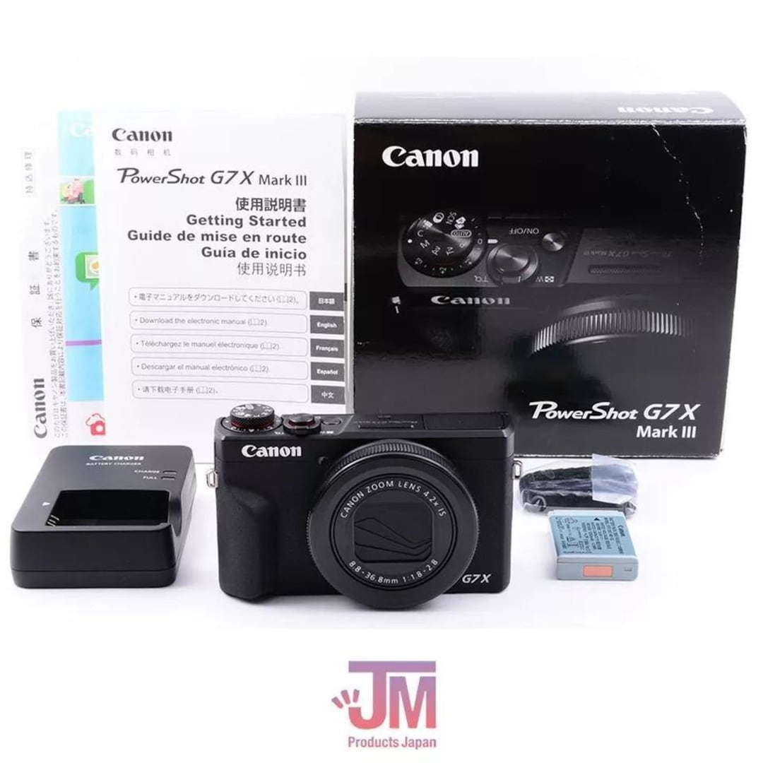 Brand New Canon Powershot G7X Mark III 20.1MP Digital Camera Original Box Perfect for Vlogging ...