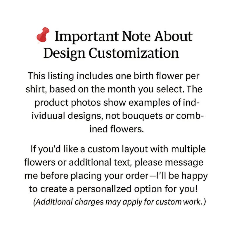 Personalized Birth Flower Shirt, Embroidered Floral Tee, Unique ...