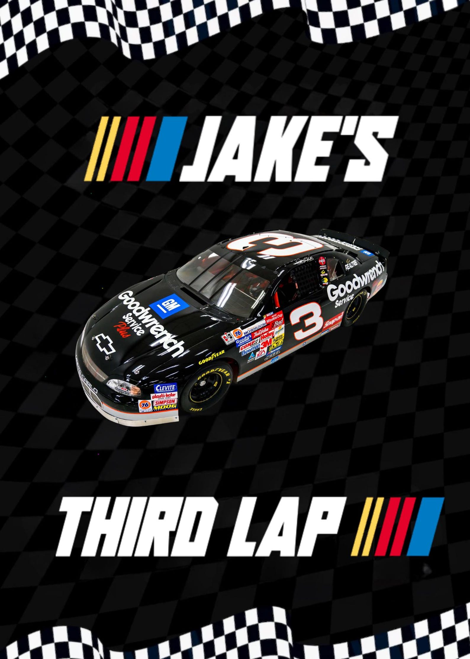 Custom NASCAR Birthday Party Poster - Etsy