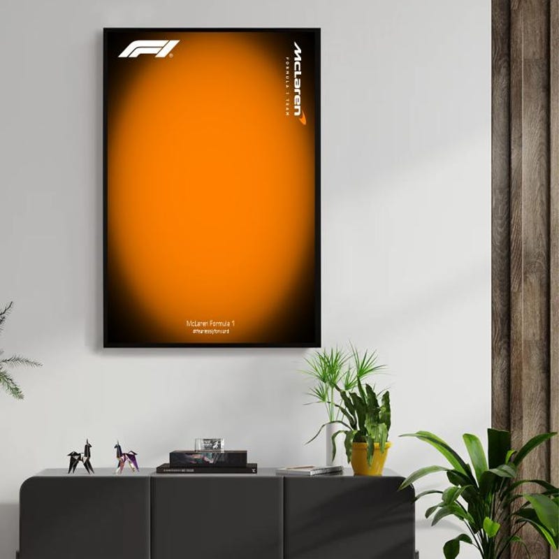 F1 A4 Mclaren Poster - Etsy UK