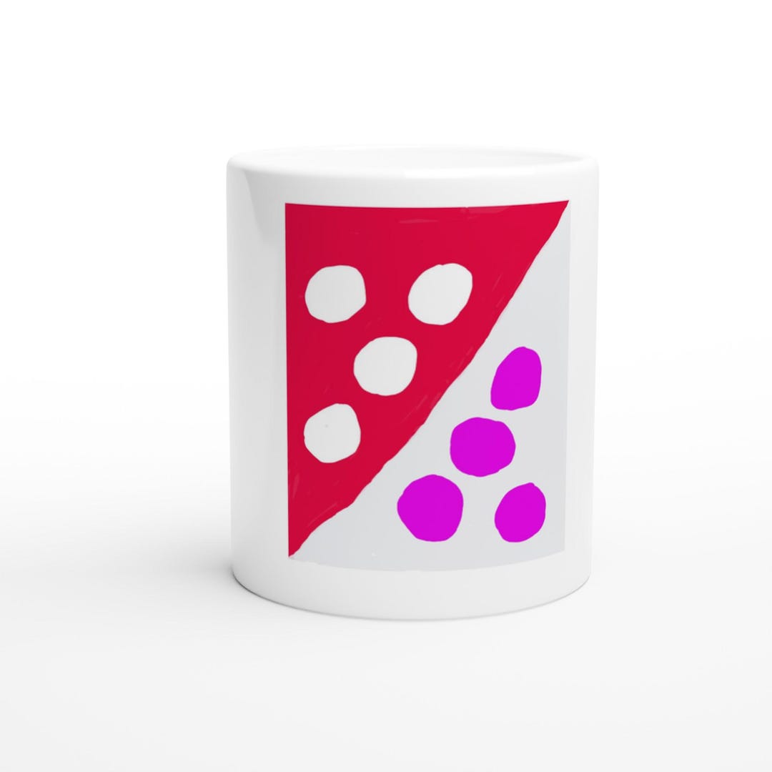 Decorative Mug, Original Design, Colourfully Designed Mug, Abstract ...