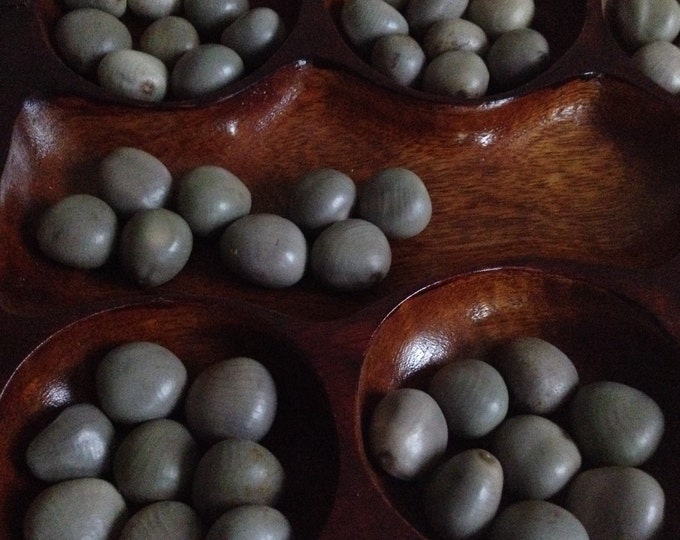 Warri Game Vintage Wooden Antigua Board Game Mancala Africa Oware - Etsy