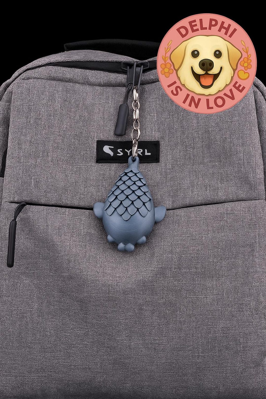 Grumpy Seal Keychain 2-pack | Articulated Sea Animal Fidget Charm ...