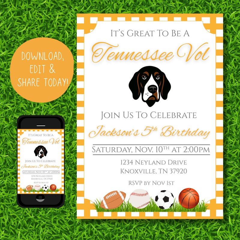 Tennessee Vols Baby Party - Etsy