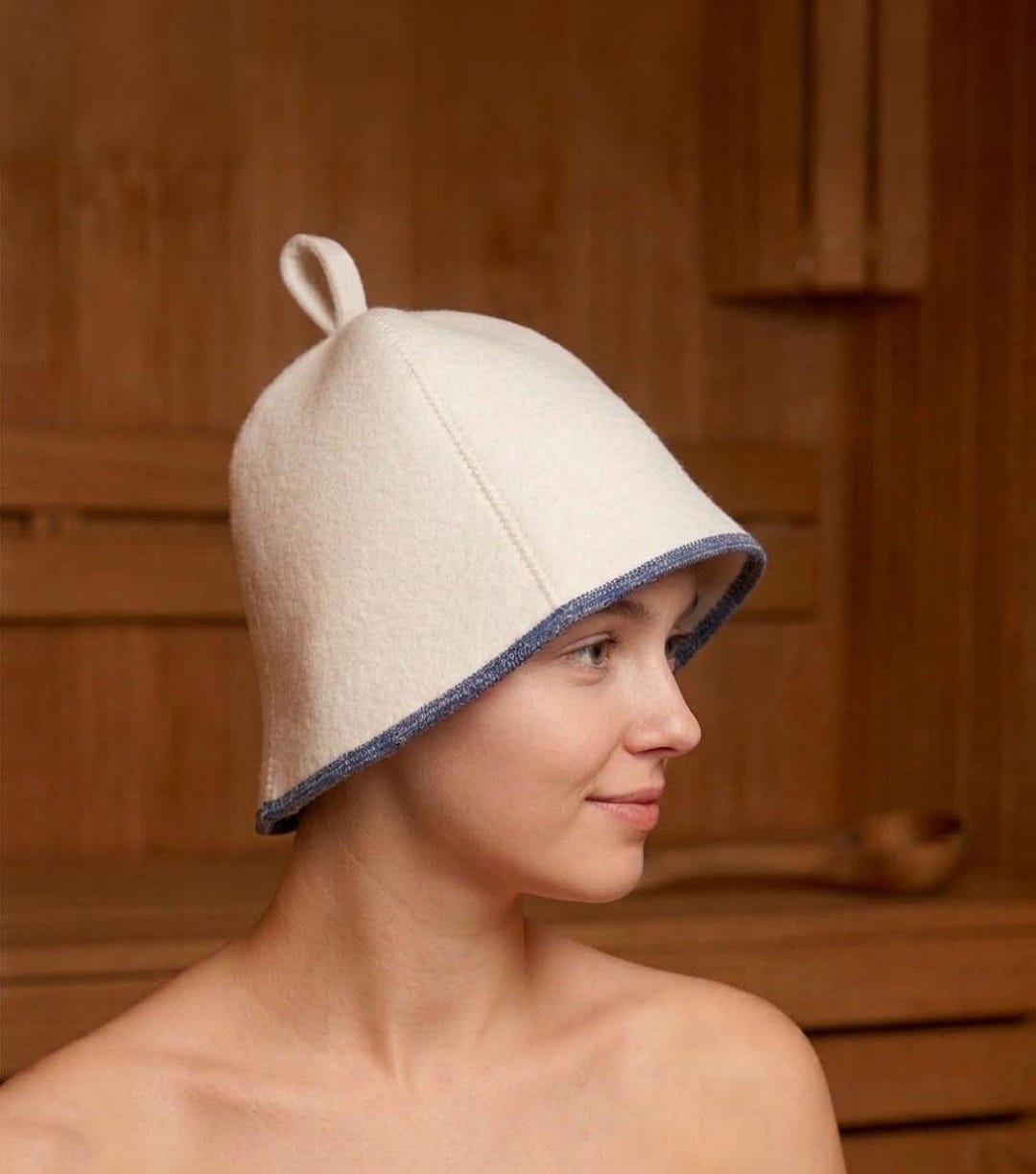 Wool Sauna Hat With Loop - Etsy