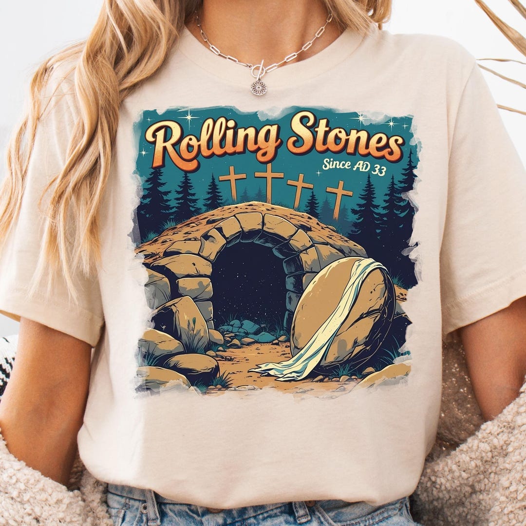 Rolling Stones PNG Digital Download | He is Risen PNG | Christian ...