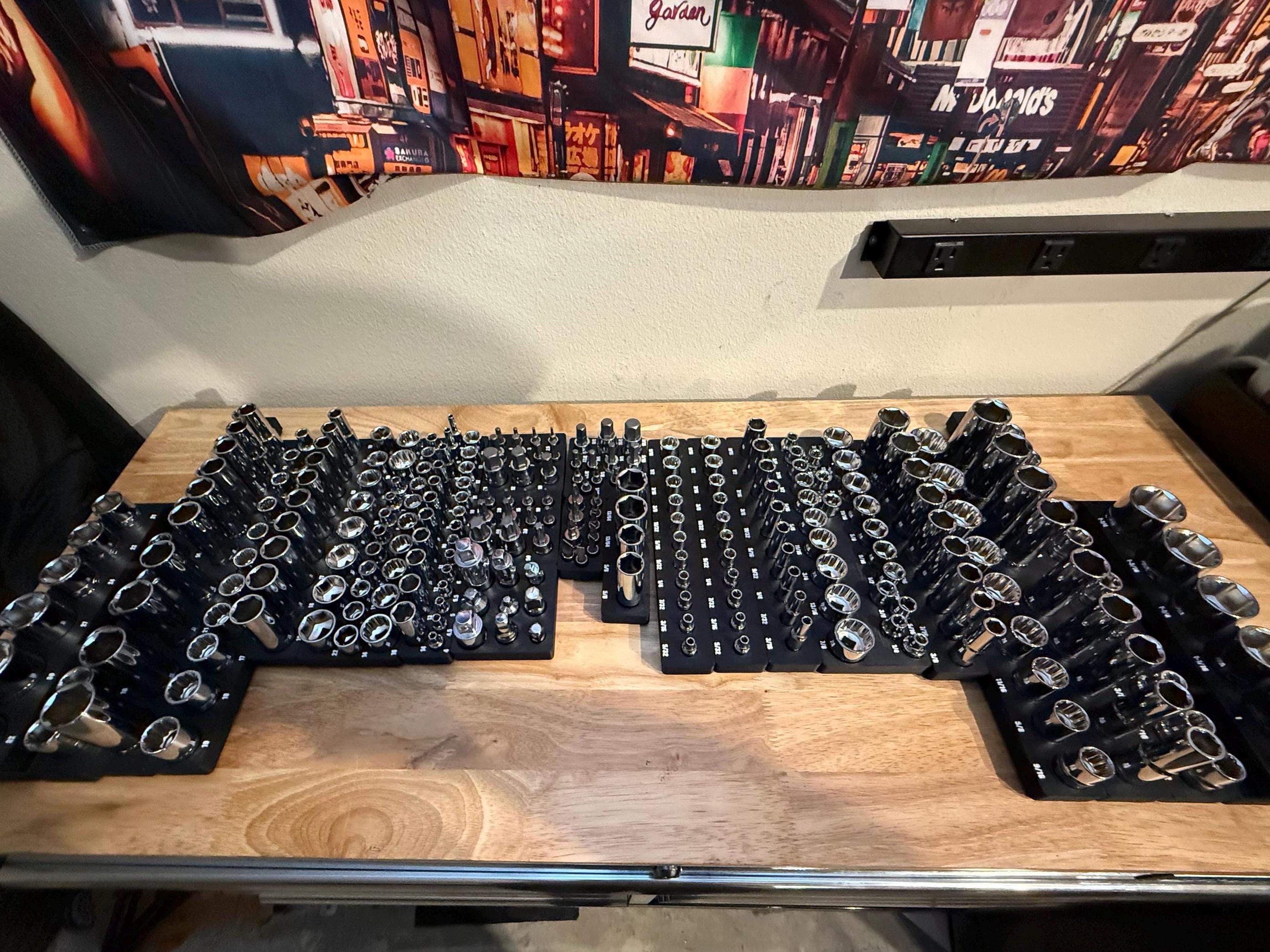 Quinn Master Technician Socket Set Organizers | Gridfinity Compatible ...