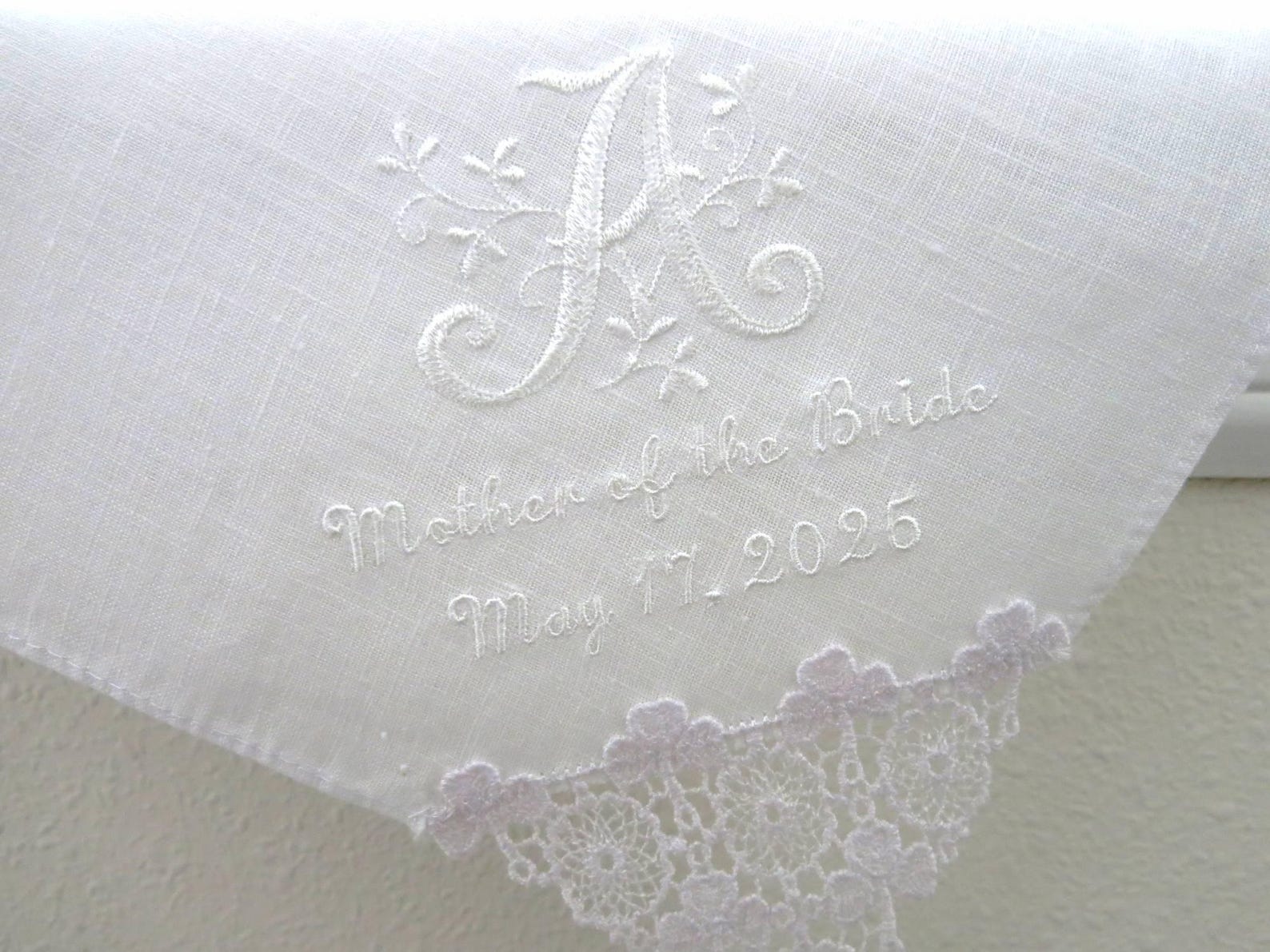 Irish Linen Handkerchief, Wedding Hankerchief, Wedding Hanky, Mother of ...