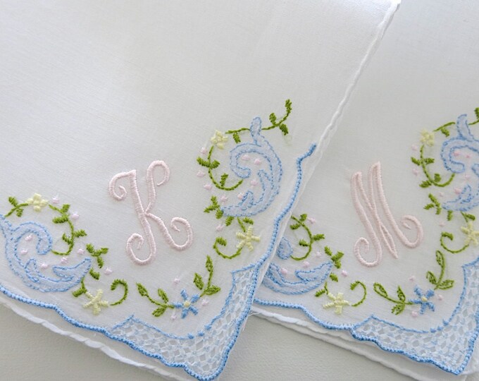 Bridesmaid Gift: Bridesmaid Handkerchief, Personalized Handkerchief ...