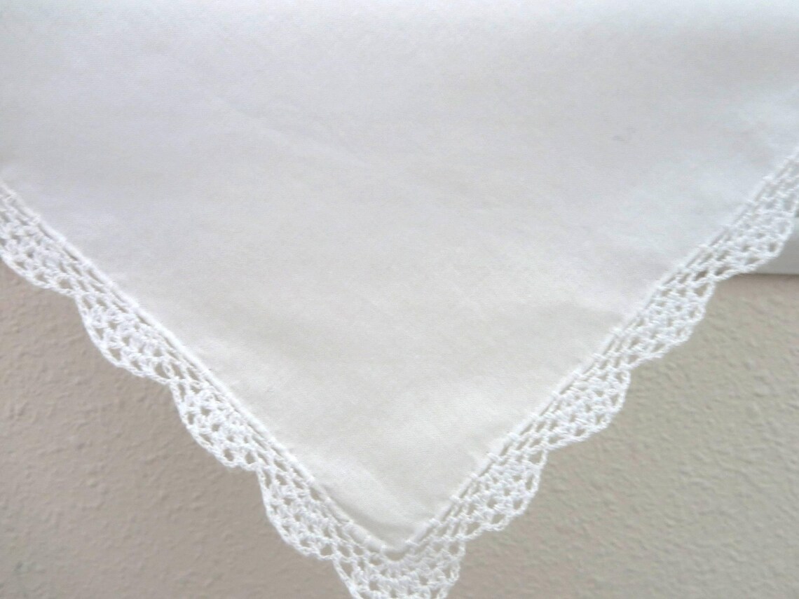 Wedding Hankerchief With Single Initial and Names and Date, Wedding ...