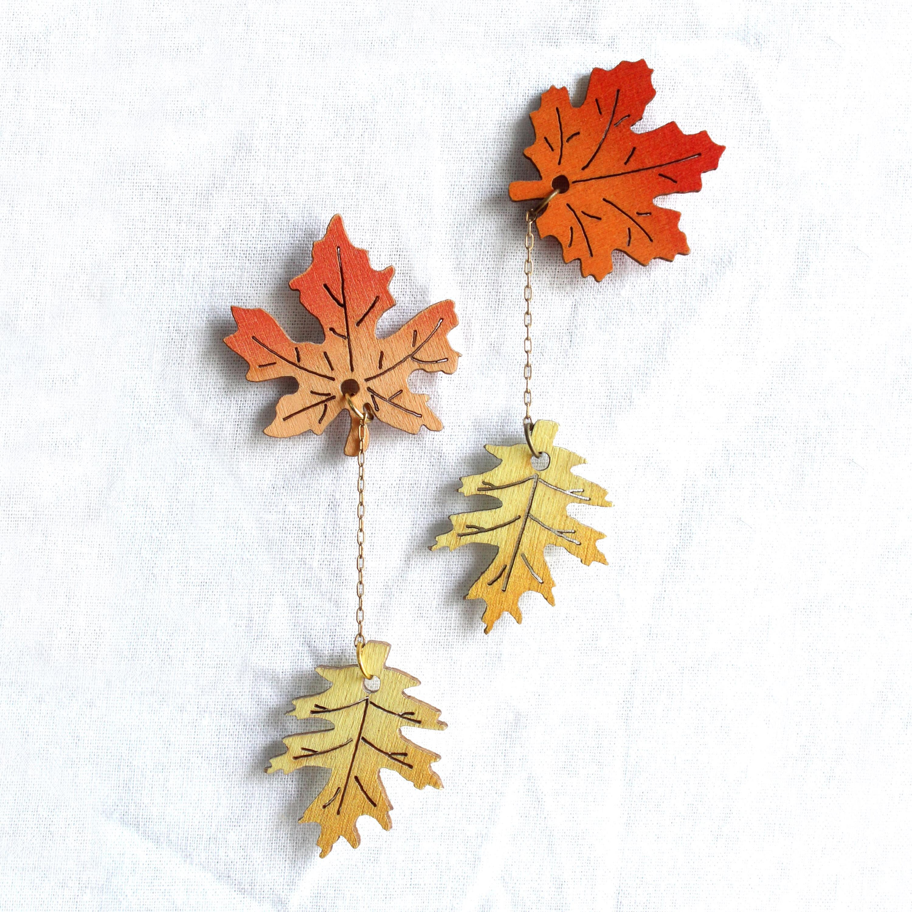 Autumn Leaves Magnet - Drifting Fall Leaves - Etsy