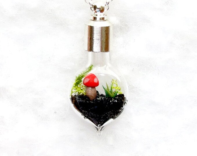 Terrarium Jewelry Terrarium Necklace Botanical Necklace - Etsy