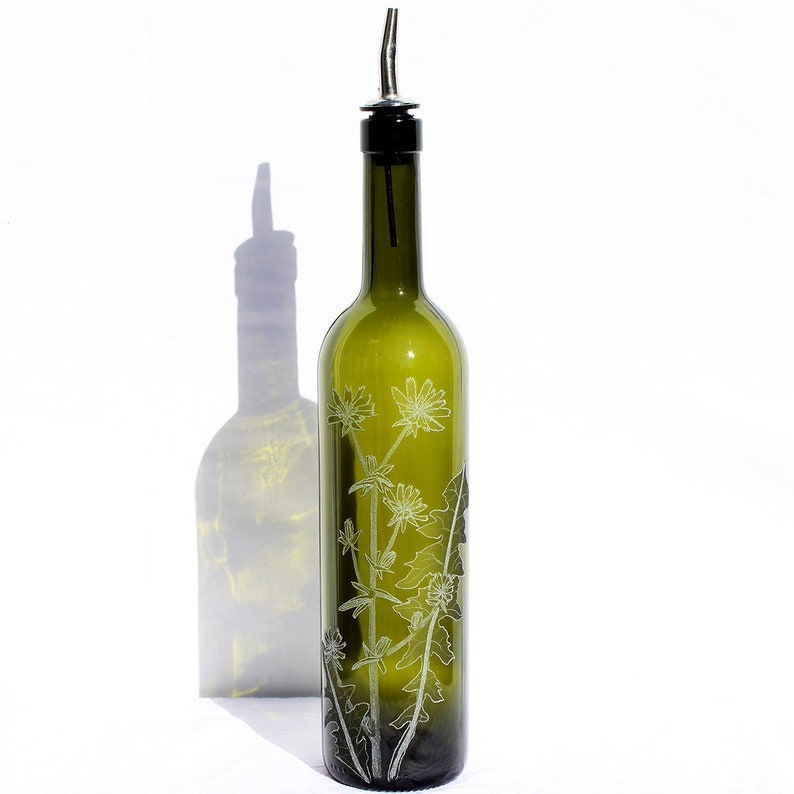 Table Top Oil Pourer, Glass Cruet, Custom Decanter, Custom Liquor ...