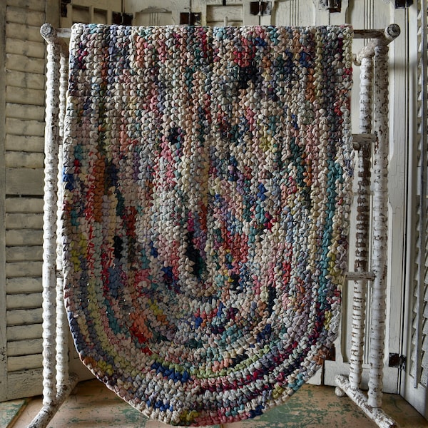 Country Rag Rug - Etsy