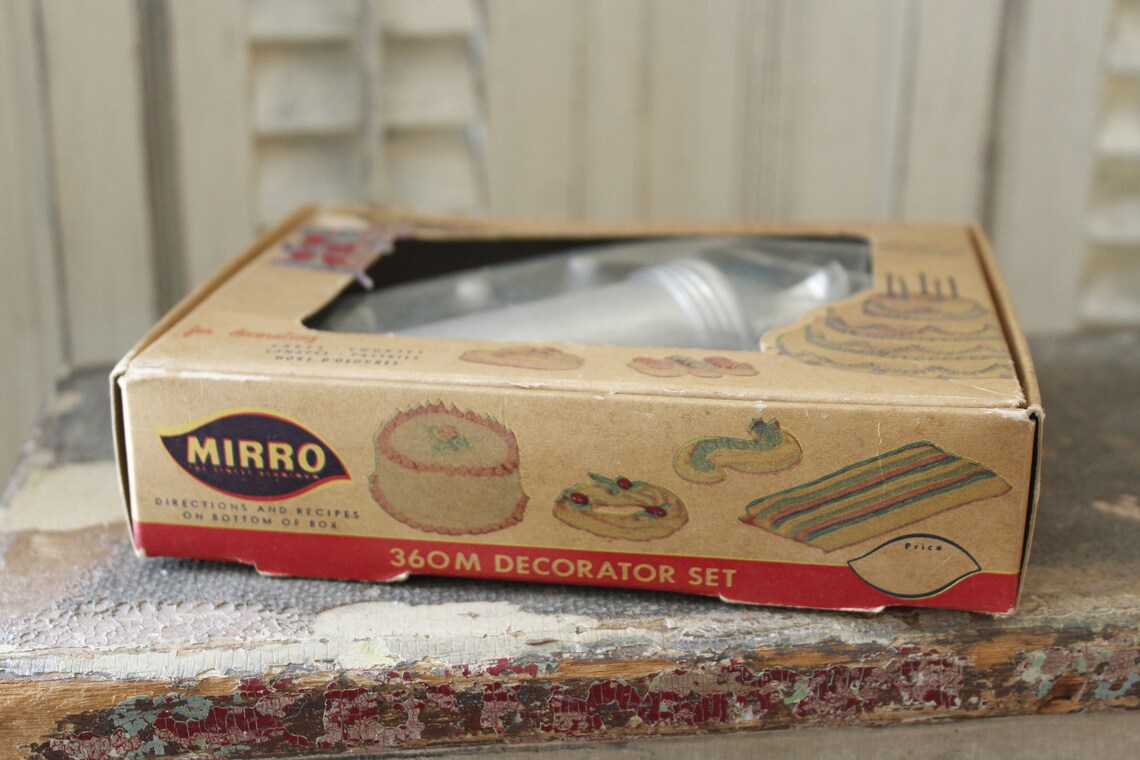 Vintage Mirro Decorating Set 1950's Kitchen Baking | Etsy