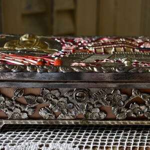 1940's Reticulated Metal Chest, Occupied Japan, Treasure Chest, Buddha ...