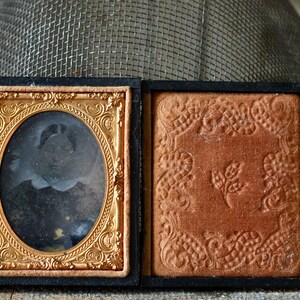 Antique Daguerreotype, Mid 1800's, Ambrotype, Tintype, Melainotype, or ...