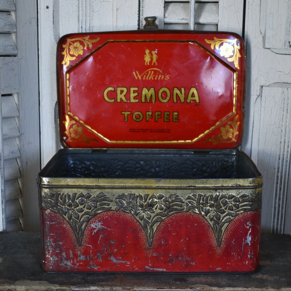 Large Vintage Tins - Etsy