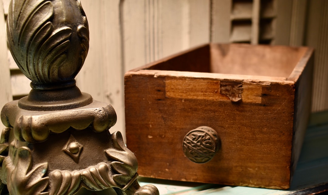 Antique Hard Wood Drawer , Vintage Wood, Home Decor, Arts and Crafts ...