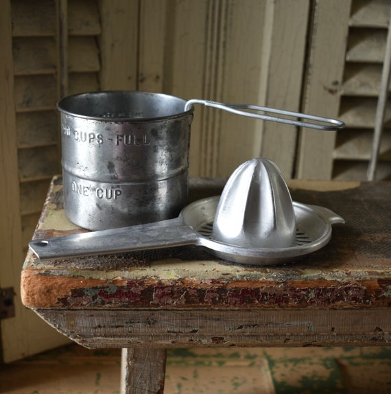 Set of Vintage Kitchen Tools 1950's Hand-sifter and - Etsy