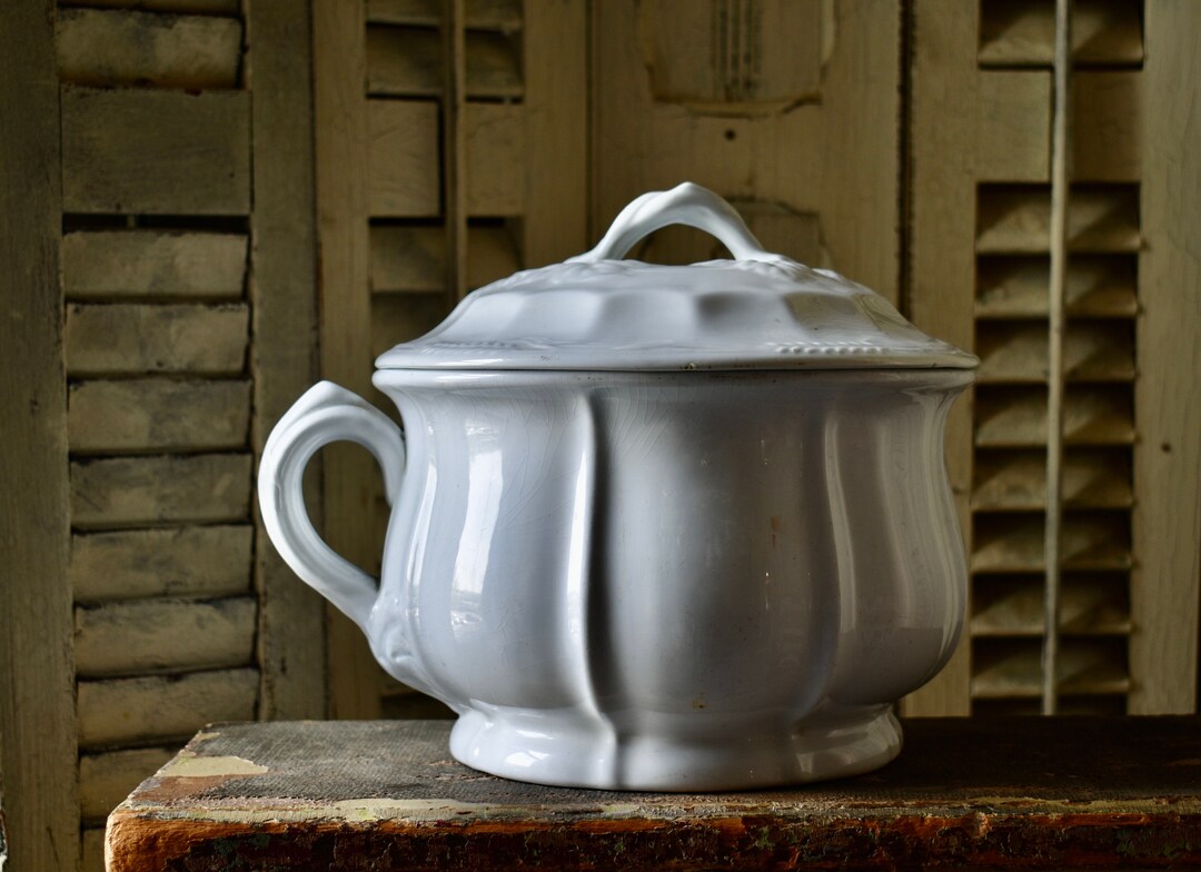 Antique JACOB FURNIVAL Stoke-on-trent J.F. IRONSTONE White Ironstone ...