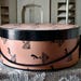 Antique Hat Box, 1950's, Pink and Black, Shabby Chic, Luxury Department ...