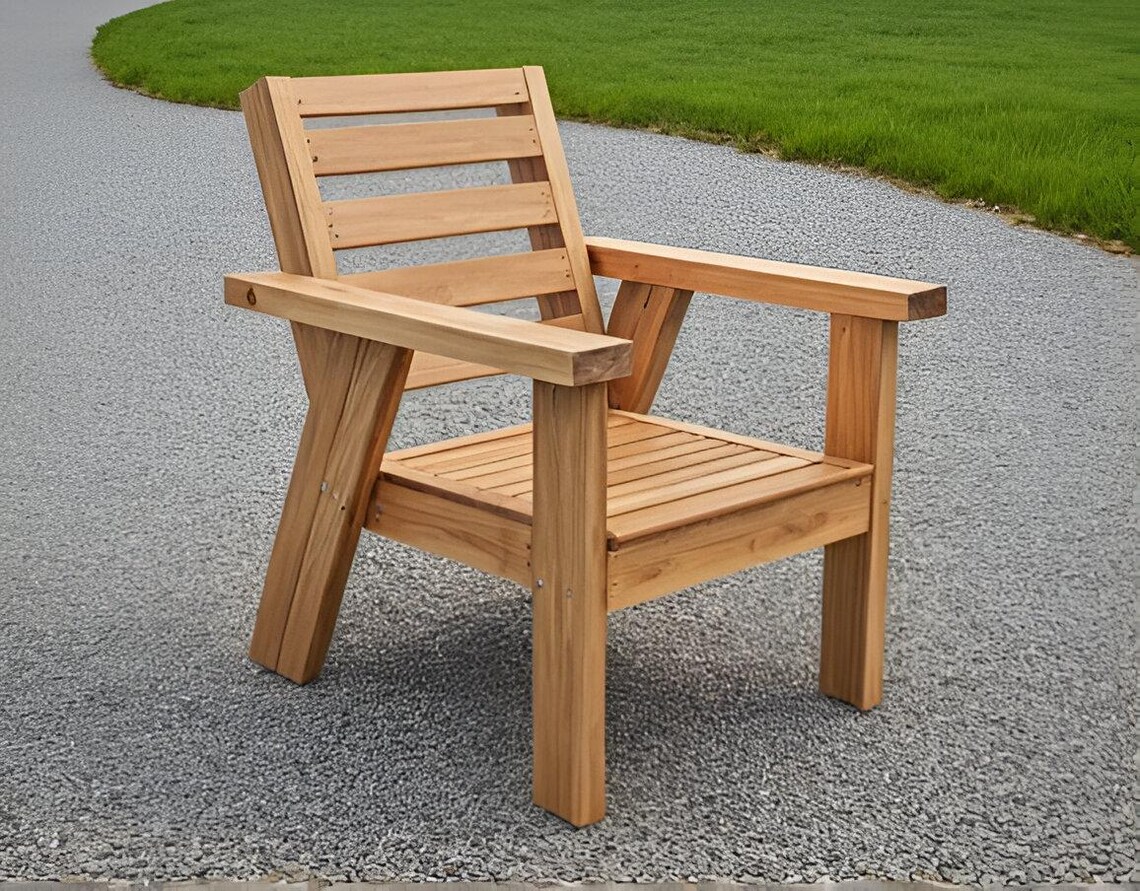 DIY Outdoor Chair Plan: Patio Furniture Woodworking (PDF Download) - Etsy