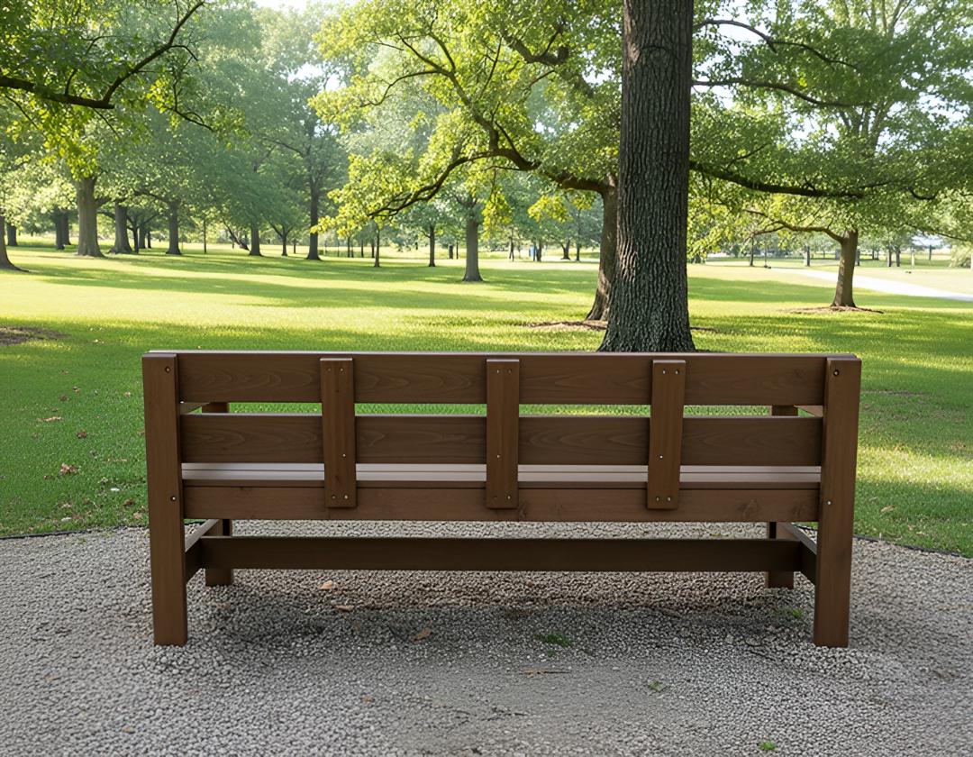 DIY Outdoor Park Bench Build Plan: Garden Bench Woodworking PDF | Step ...